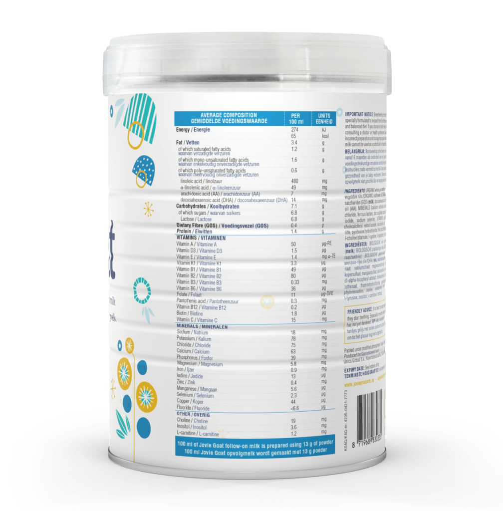 Jovie Goat Milk Stage 2 (6+ months) Baby Formula - Save up to 20%